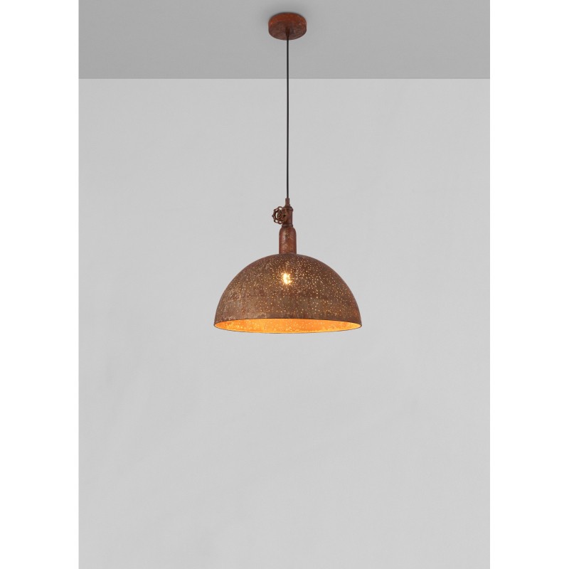 Globo 54652H Pendelleuchte Celine 1x60W | E27 - Rost | Dekolamp.de