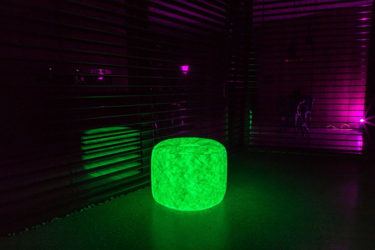 Immax 08223L LED Außen aufblasbarer Hocker mit LED ...