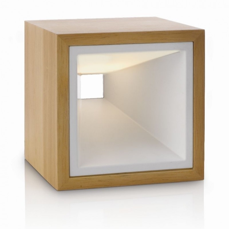 LED Tischlampe Philips InStyle Kubiz 2x2,5W - hellbraun | Dekolamp.de